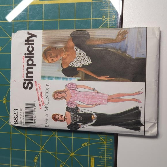 Simplicity | Office | Vintage Simplicity 8823 Uncut Pattern Size 6 8 ...